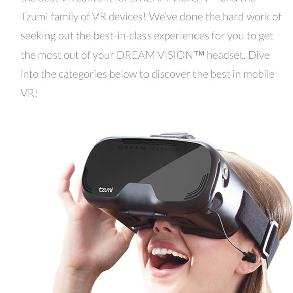 Tzumi | Toys | Virtual Reality Headset Dream Vision By Tzumi Bag And ...